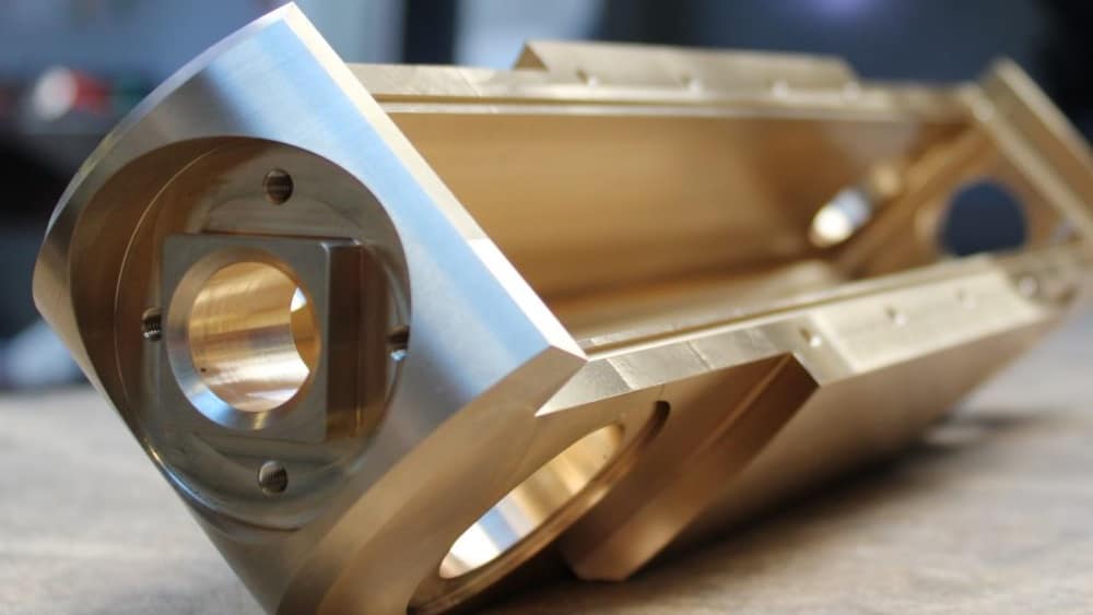 Copper CNC Milled Component - I&G Engineering