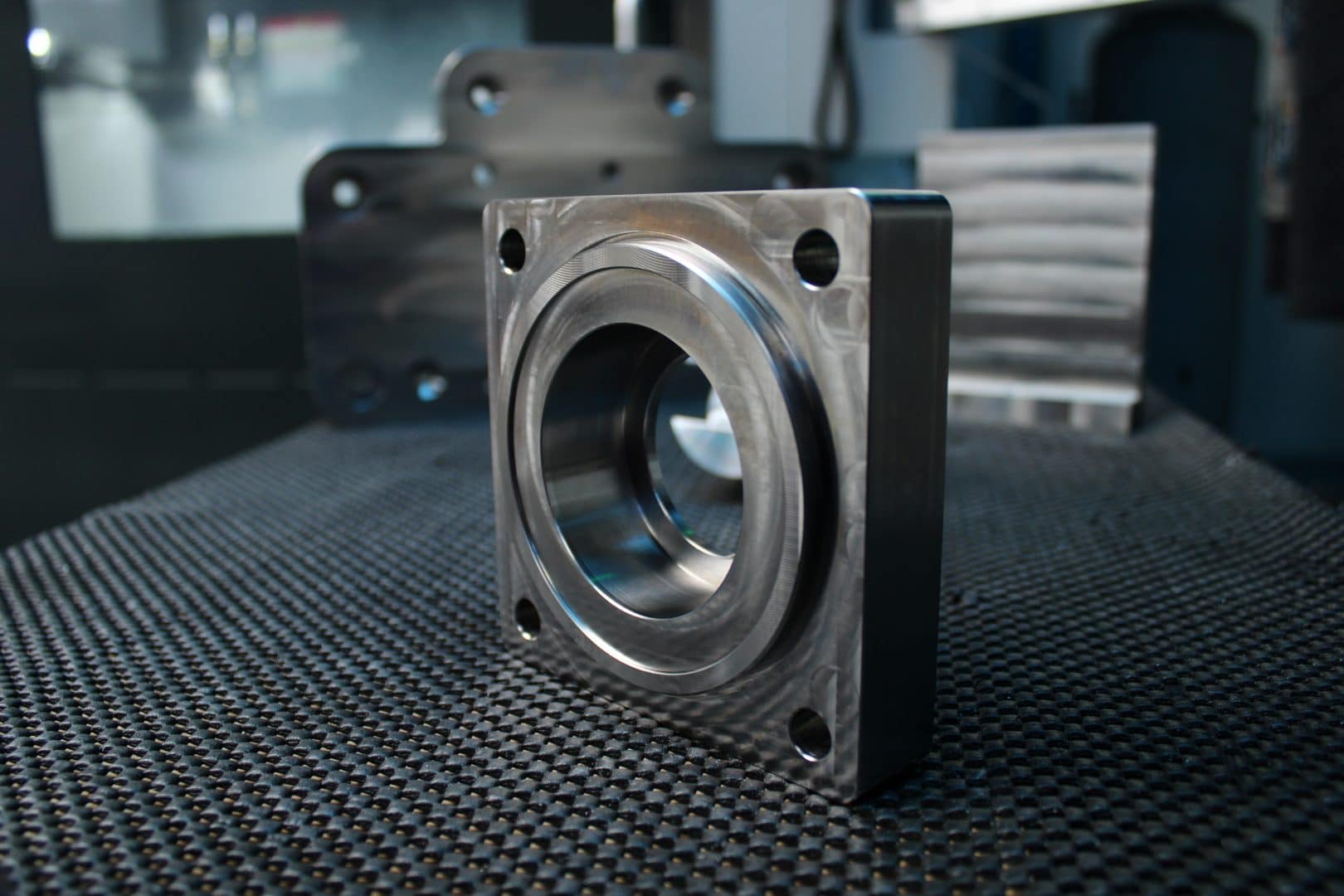 Square Stainless Steel Milled Component - I&G Engineering